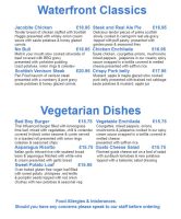 Menu – The Waterfront
