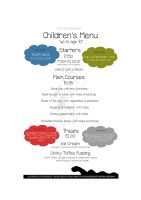 Menu – The Waterfront