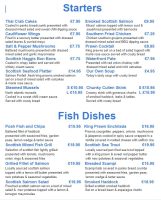 Menu – The Waterfront